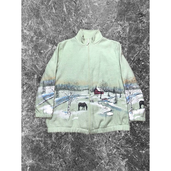 American Vintage | Jackets & Coats | Vintage Graphic Nature Jacket ...